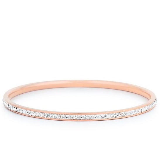 Katlynn Round CZ Bangle Bracelet | 2ct – Beloved Sparkles