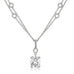 Amaris 12x10mm Radiant CZ Pendant Necklace | 6.5ct – Beloved Sparkles
