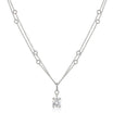 Amaris 12x10mm Radiant CZ Pendant Necklace | 6.5ct – Beloved Sparkles