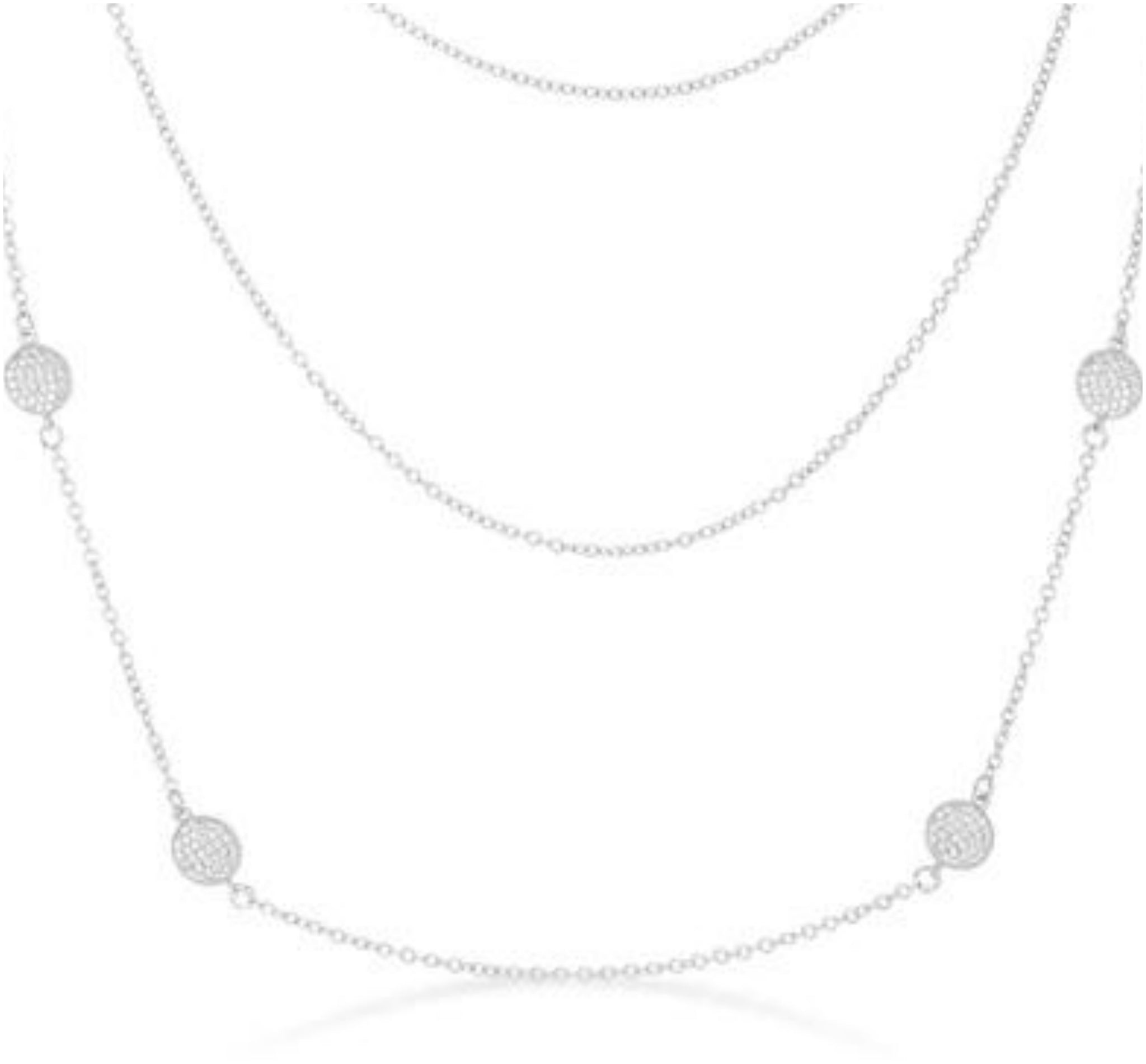 Carol Multi Chain CZ Layered Necklace – Beloved Sparkles . Beloved ...