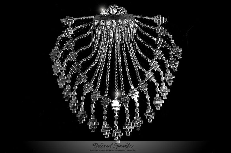 Jobellle Art Deco Drape Hair Comb | Rhinestone – Beloved Sparkles ...