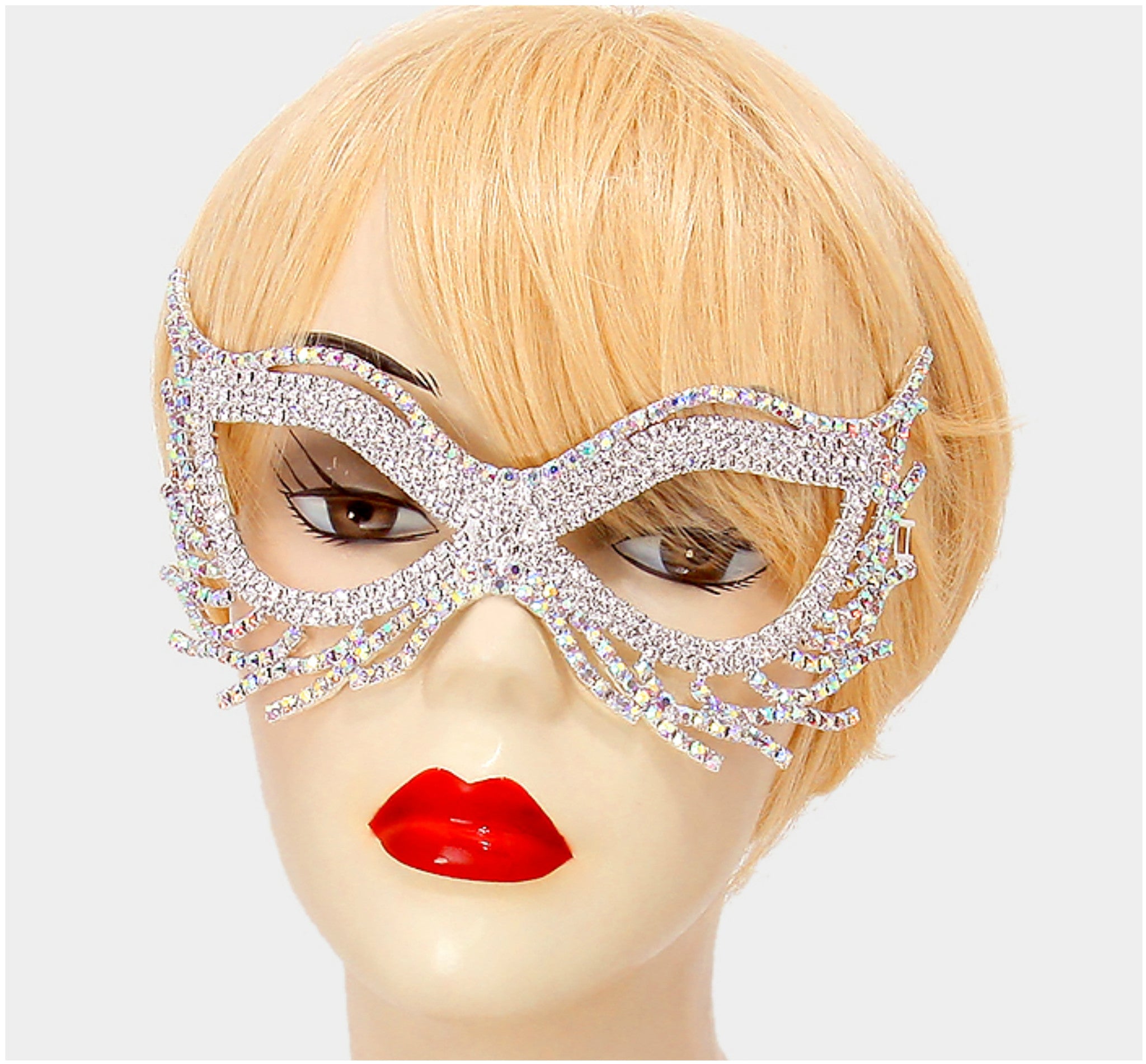 Nohelia Vine Crystal Masquerade Mask – Beloved Sparkles