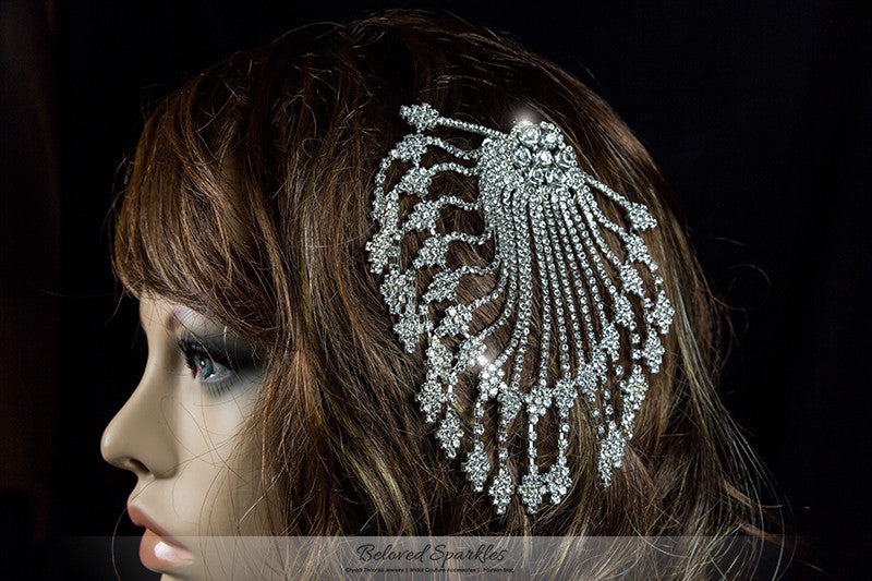 Jobellle Art Deco Drape Hair Comb | Rhinestone – Beloved Sparkles ...