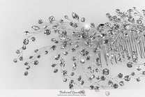 Kori Cluster Spray Swarovski Crystal Hair Comb – Beloved Sparkles